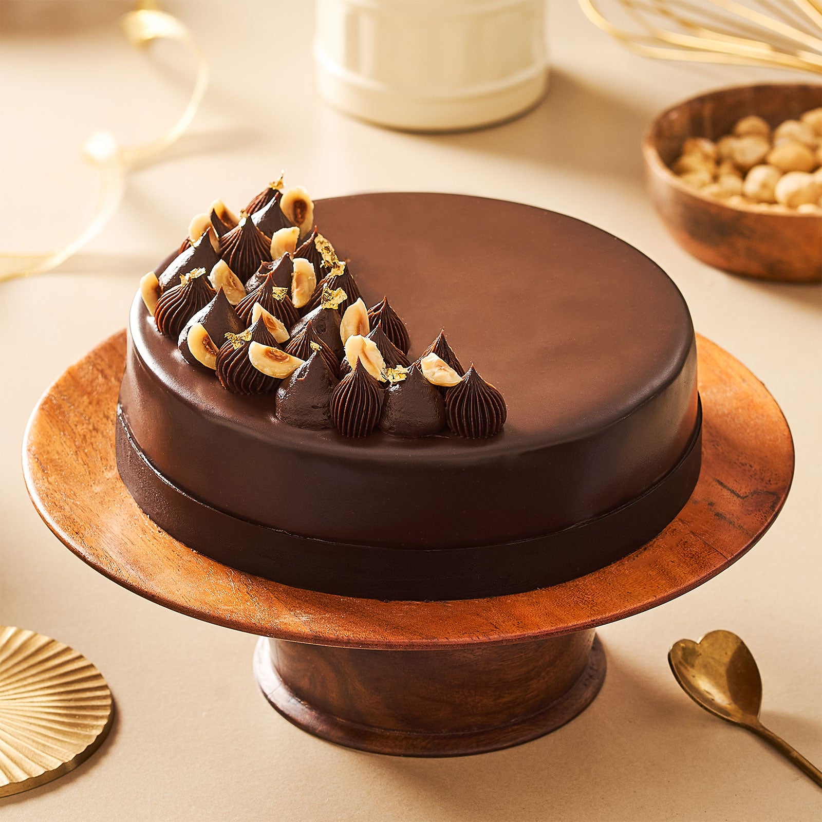 Chocolate & Hazelnut Marzipan (Eggless) – Glaze Patisserie